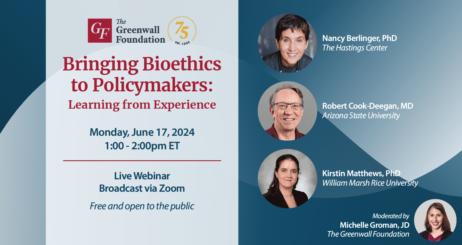 Bringing Bioethics to Policymakers: Learning from Experience - The ...
