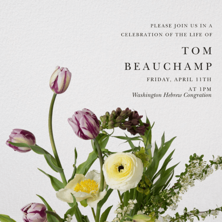 Tom Beauchamp Celebration of Life - The Hastings Center for Bioethics
